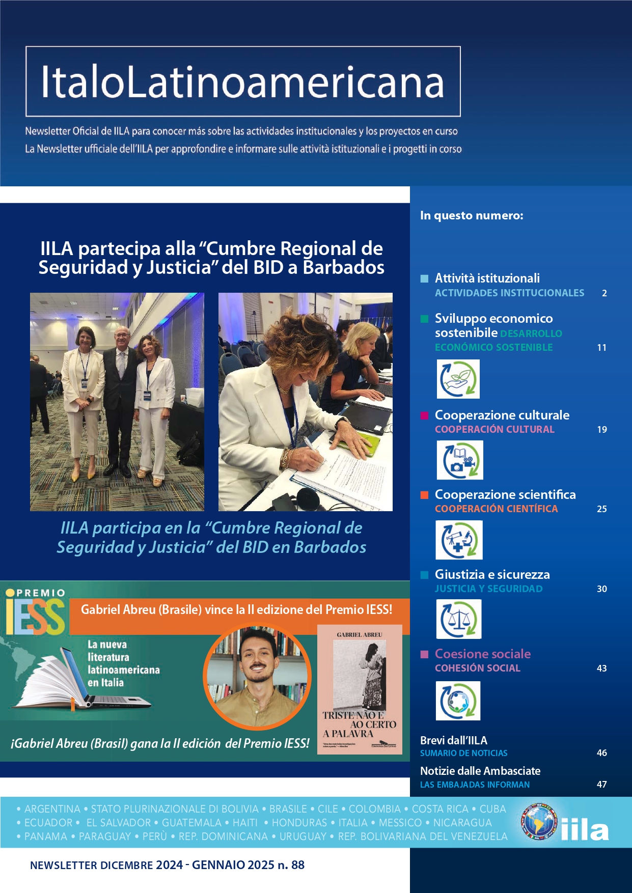 Ya ha salido el n.88 de la Newsletter de la IILA, relativa al mes de ...